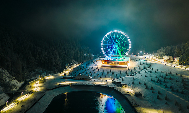 КОЛЕСО ОГЛЯДУ - Буковель Bukovel. Всесезонний курорт у серці Карпат.